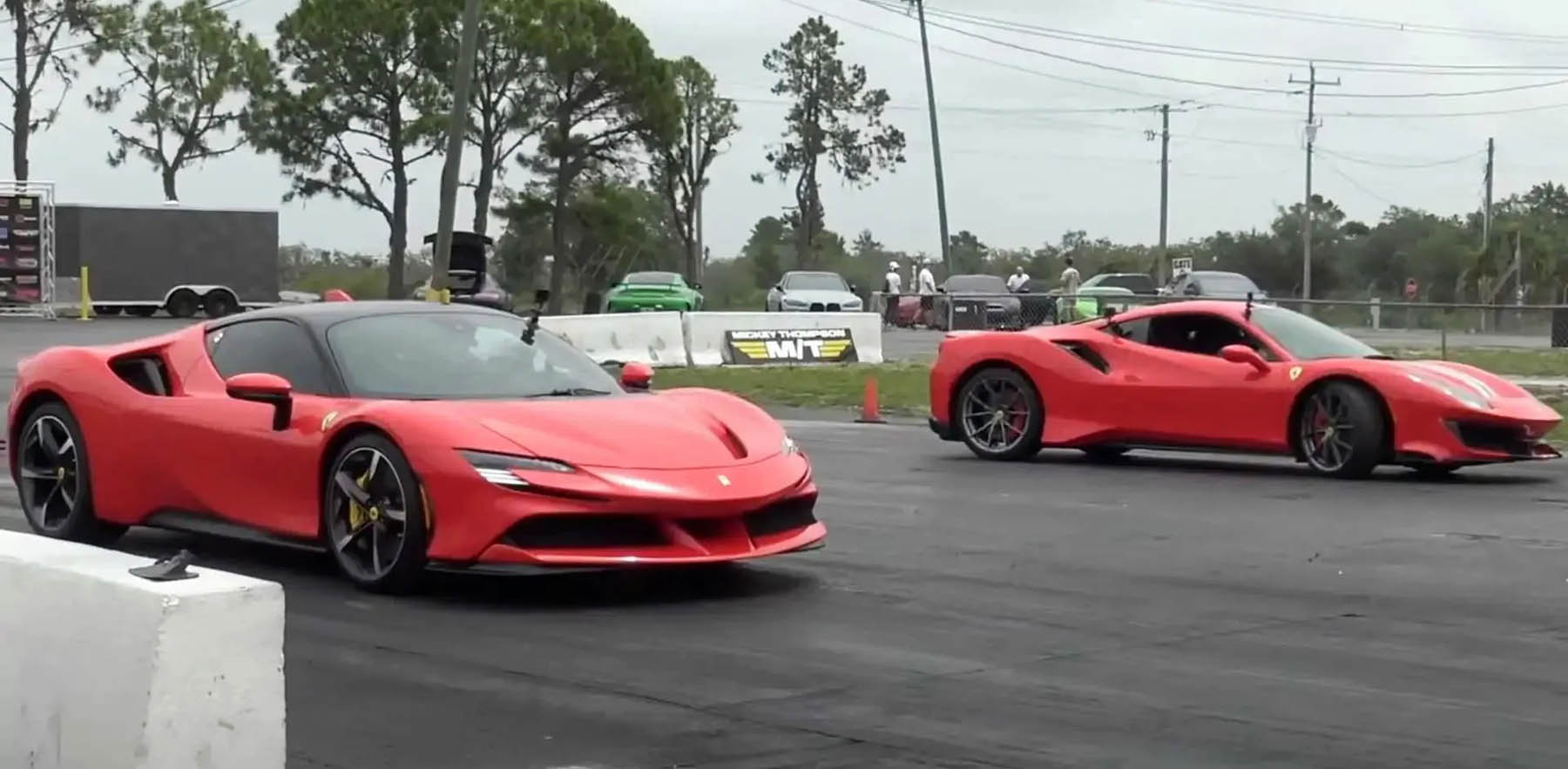 Ferrari 488 Pista vs Ferrari SF90: Εμφύλιος πόλεμος [video] - caroto.gr